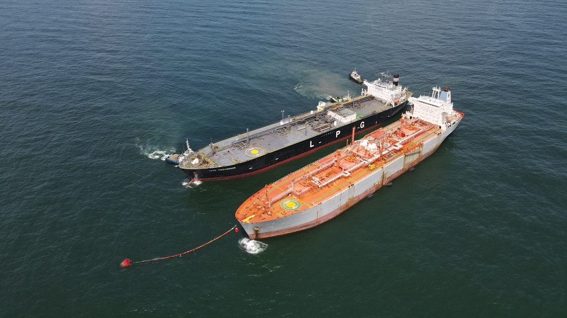 PV GAS Trading successfully receives the first refrigerated LPG ship at ...