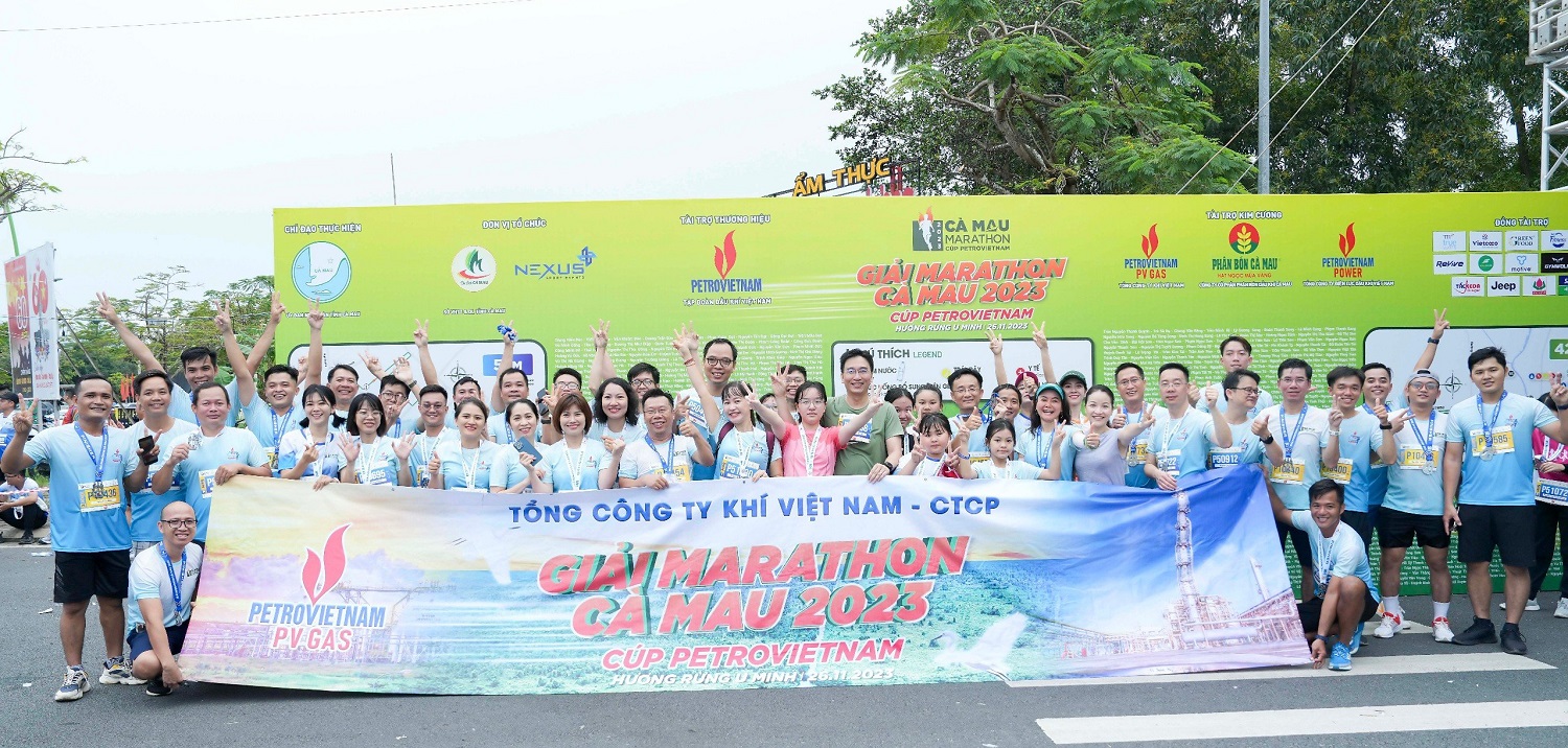 PV GAS đạt thành tích cao tại Giải Marathon Cà Mau 2023 - Cup Petrovietnam